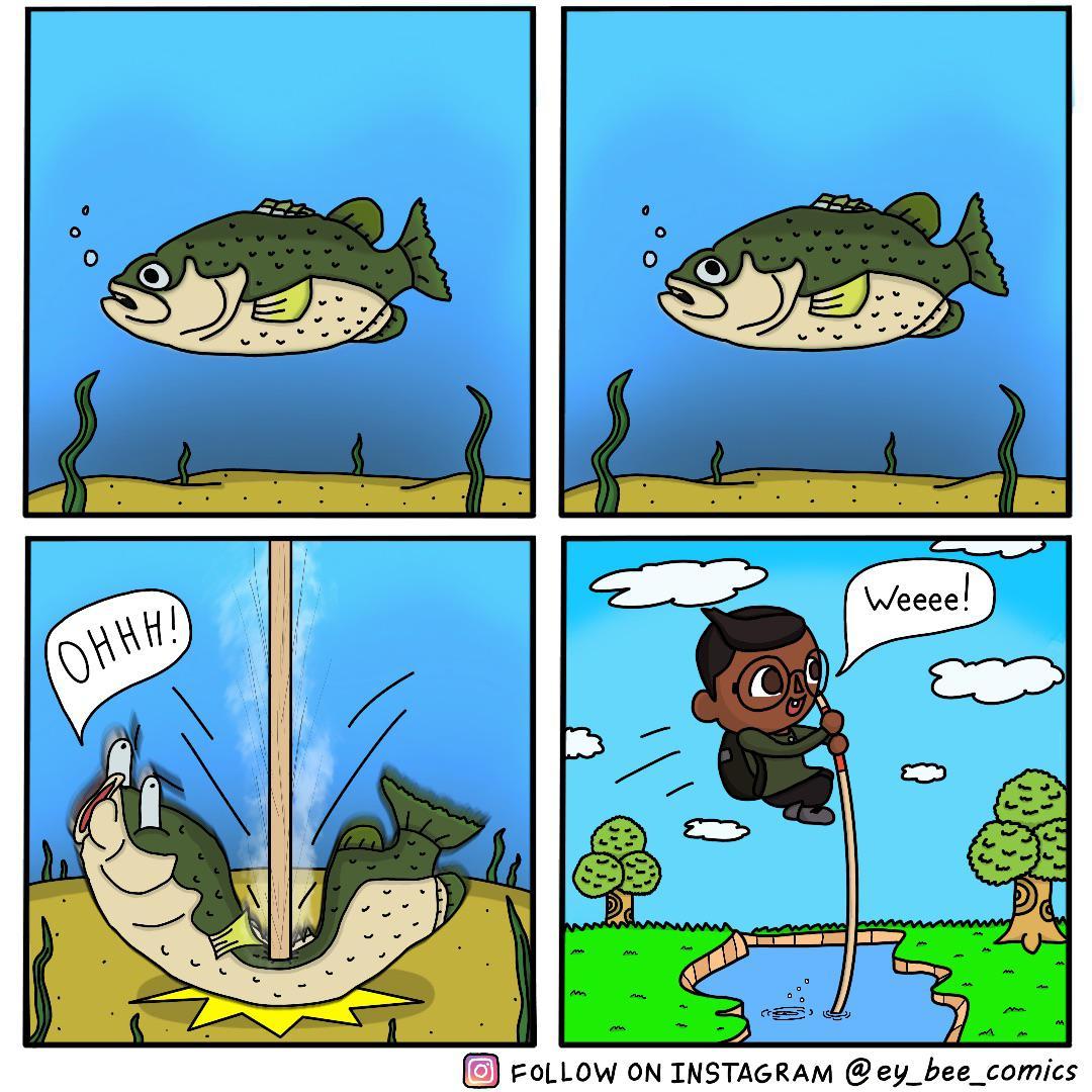Sorry Fishy! | Animal Crossing: New Horizons | Know Your Meme