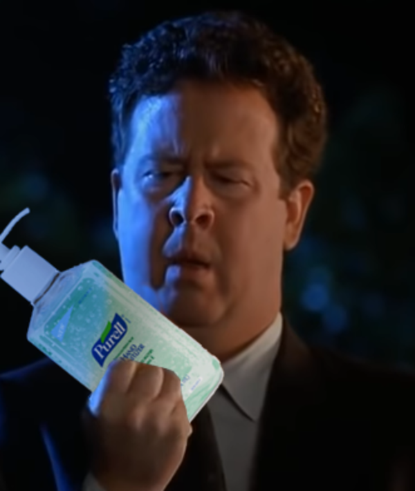 Doyle finds the Purell | Maskposting | Know Your Meme