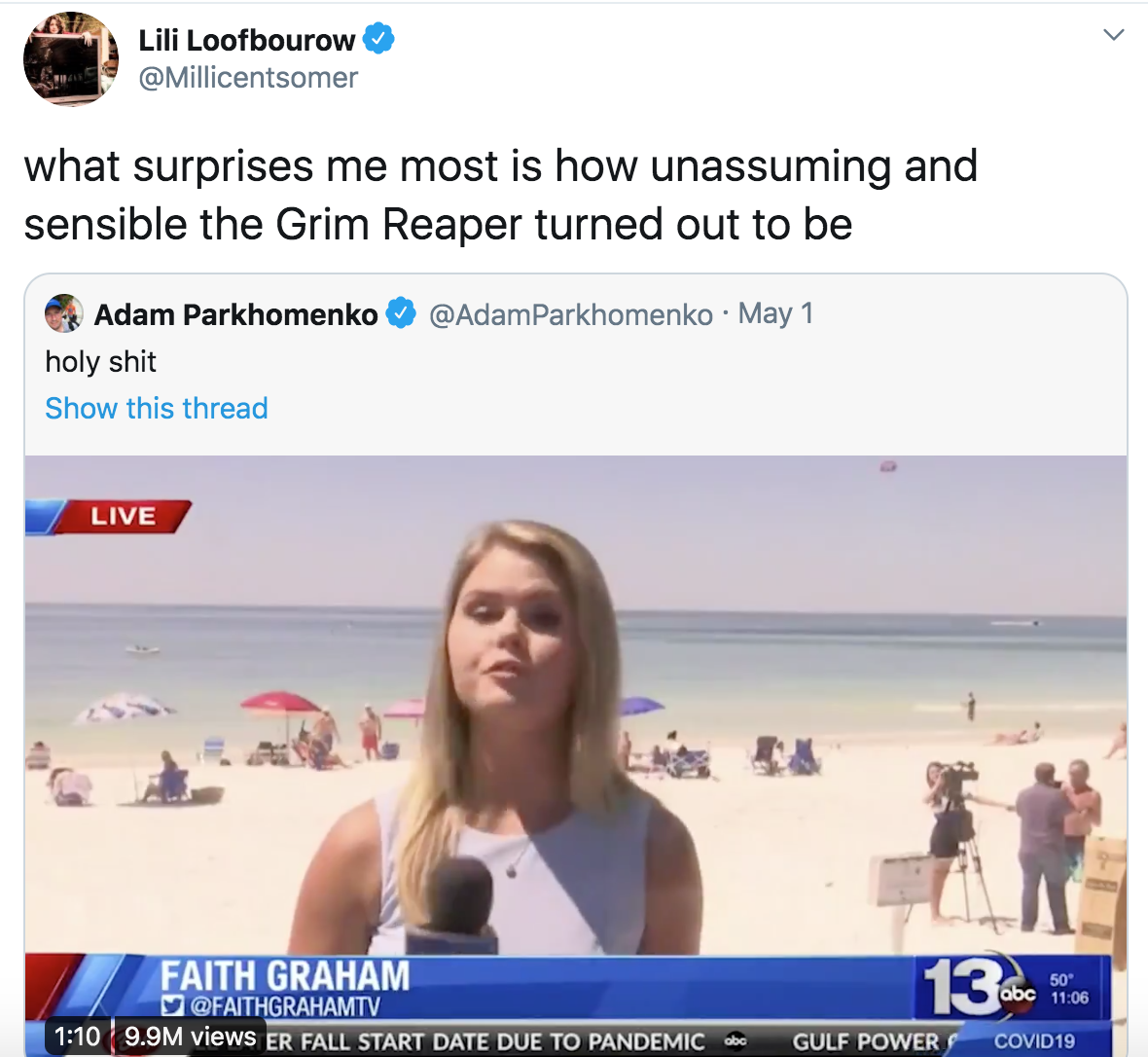 Sensible Death | Florida Grim Reaper | Know Your Meme