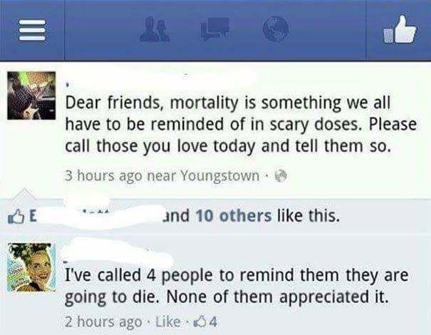 reminding of mortality | Know Your Meme