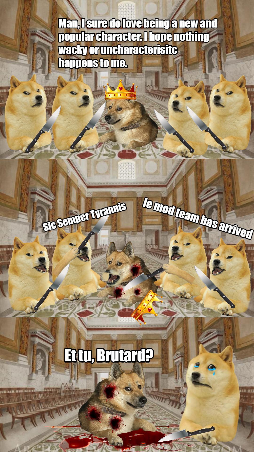 Le assassination of Caesar has arrived | Doge 2 / Caesar | Know Your Meme