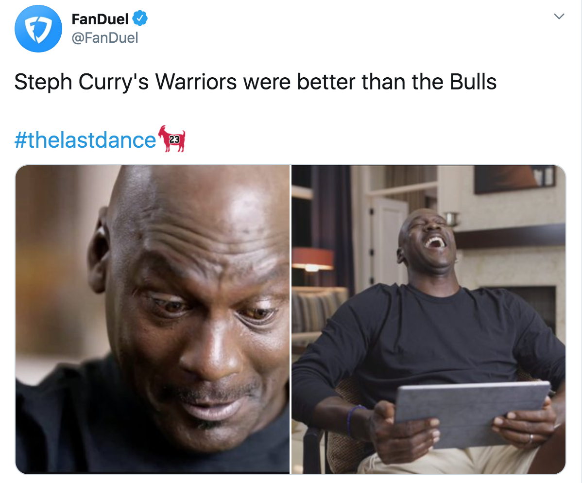 Fan Duel | Michael Jordan Laughing | Know Your Meme