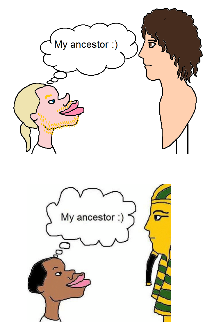 Different Skin, Same Behavior | My Ancestor :) | Know Your Meme
