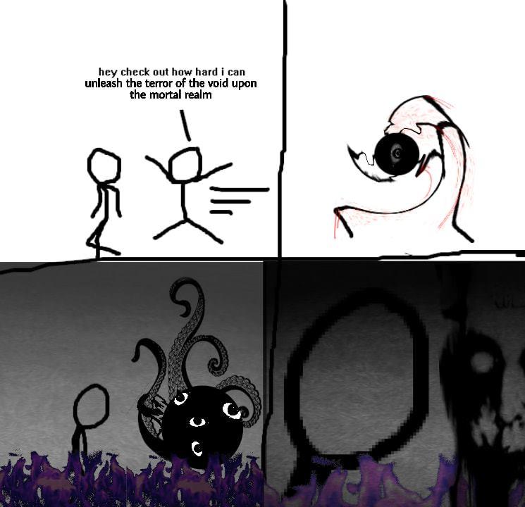 Hey Check Out How Hard I Can Unleash the Terror of the Void Upon the Mortal Realm | Void Comics ...