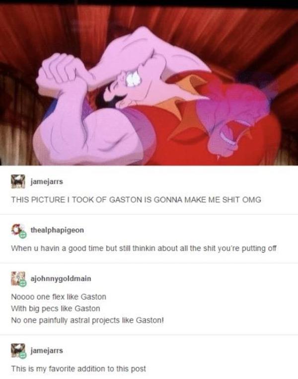 When I was a lad I ate 4 dozen eggs | Gaston | Know Your Meme