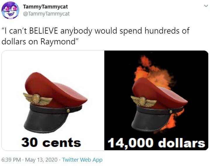 “I can’t BELIEVE anybody would spend hundreds of dollars on Raymond ...