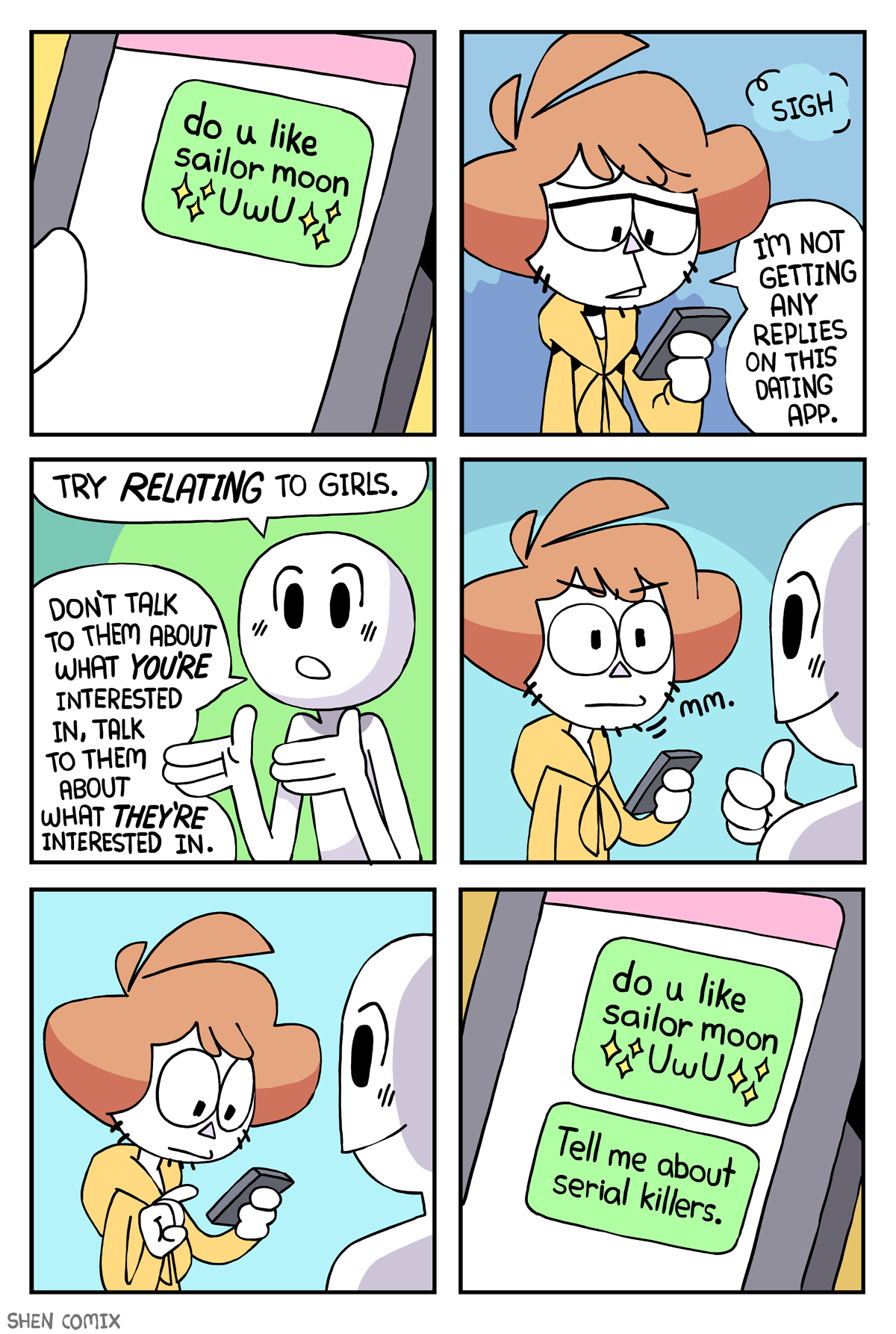 Try relating to girls | Shen Comix | Know Your Meme