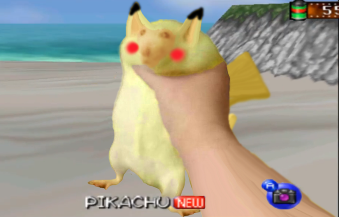Pikachu | Fat Rat Being Grabbed | Know Your Meme