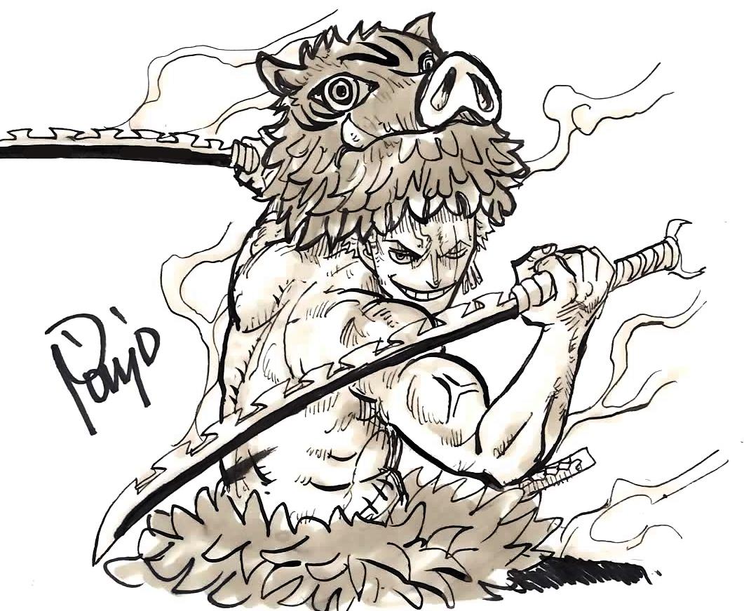 Inosuke Zoro | One Piece | Know Your Meme