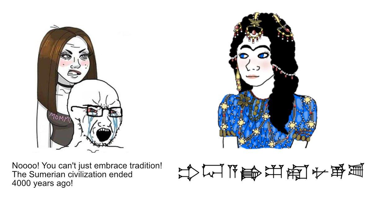 Trad Soomer Girl | Oomer Wojaks | Know Your Meme