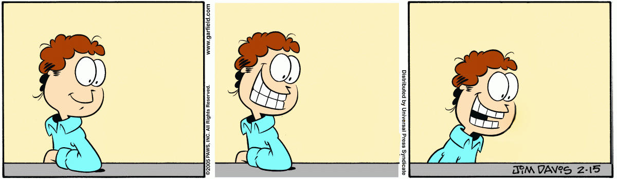 Smile. | Garfield Minus Garfield | Know Your Meme