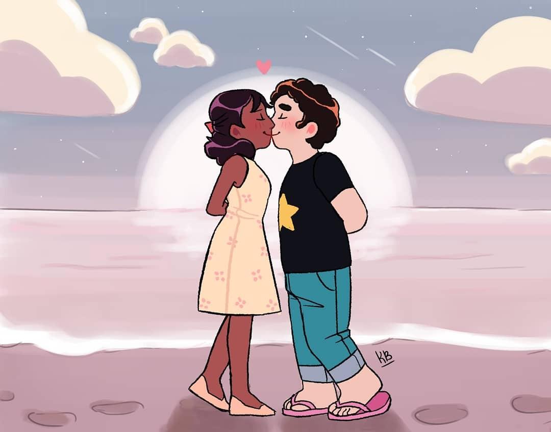 Smooch 👀👀👀 | Steven Universe | Know Your Meme