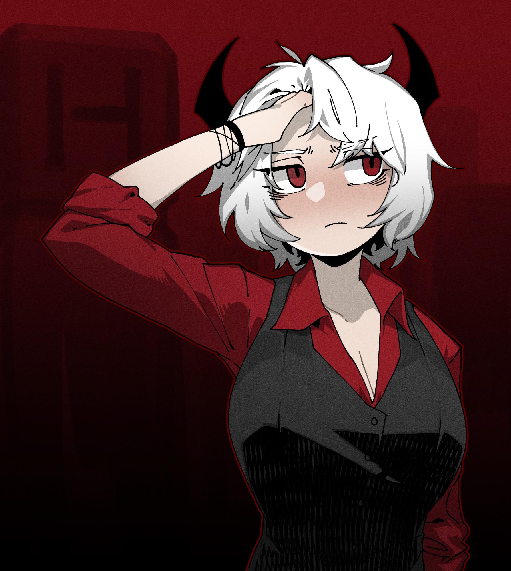 Beautiful Malina 😌😌😌 ️ | Helltaker | Know Your Meme