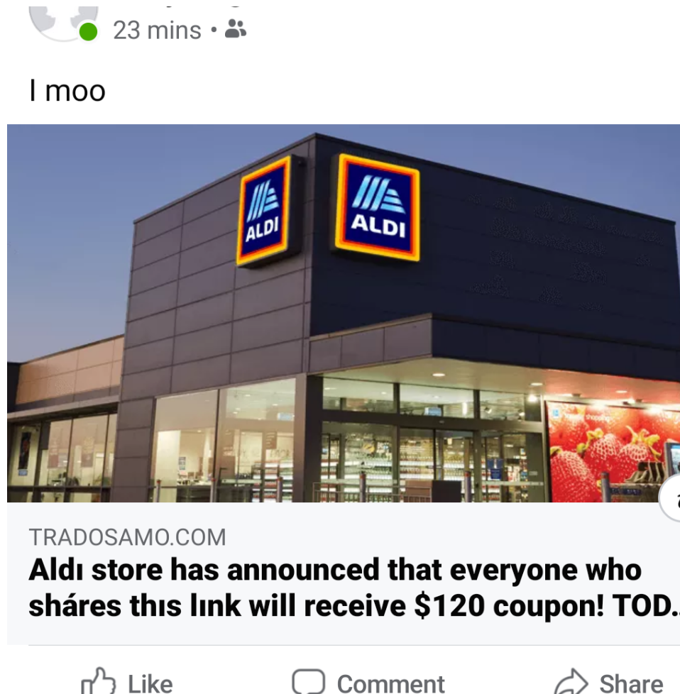 aldi | Facebook | Know Your Meme