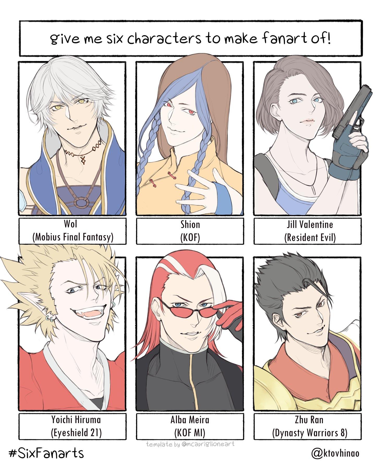 Six Fanarts by steph | Six Fanarts | Know Your Meme