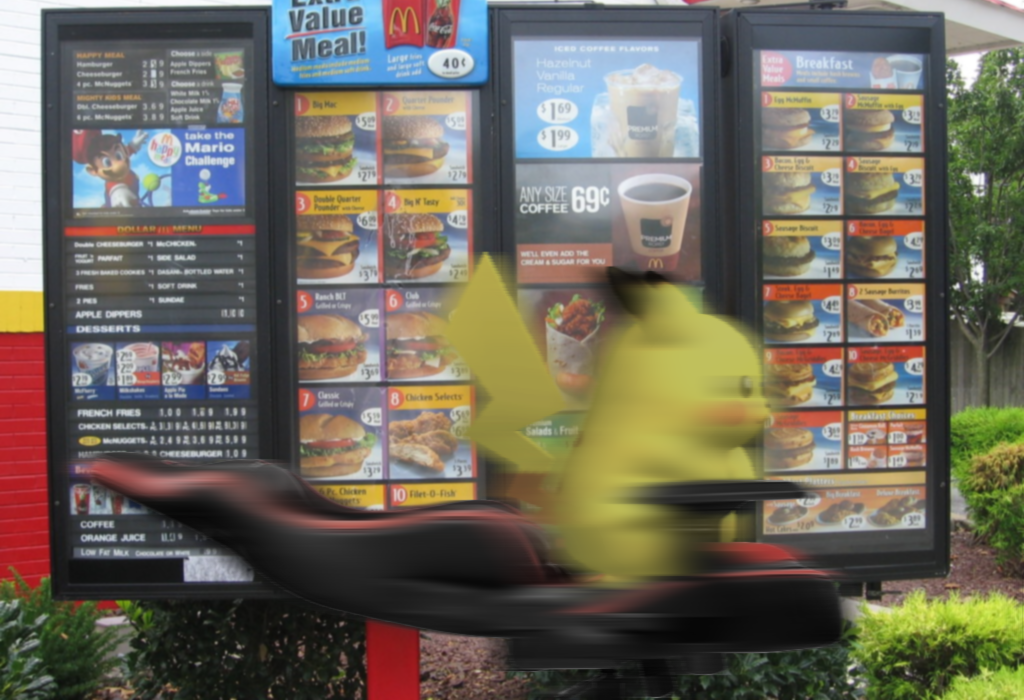 Drive Thru Pikachu | Spinning Chair Pikachu | Know Your Meme