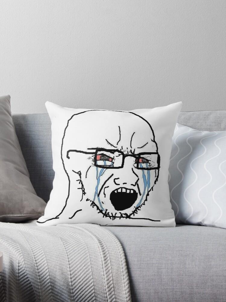 Soyboy Pillow | Soy Boy Face / Soyjak | Know Your Meme