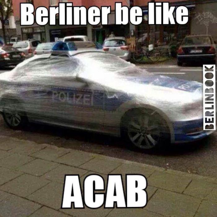 Berliner be like acab | ACAB / 1312 | Know Your Meme
