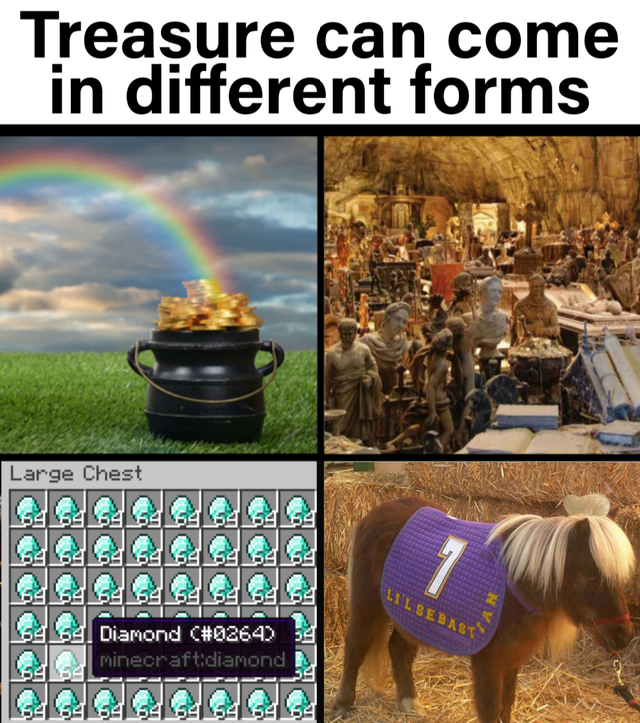 treasure in different forms | Parks and Recreation | Know Your Meme