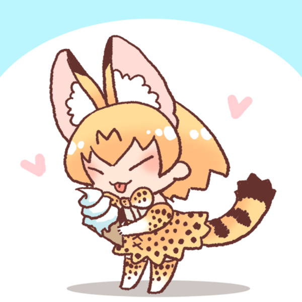 Cold food is delicious! | Kemono Friends | Know Your Meme