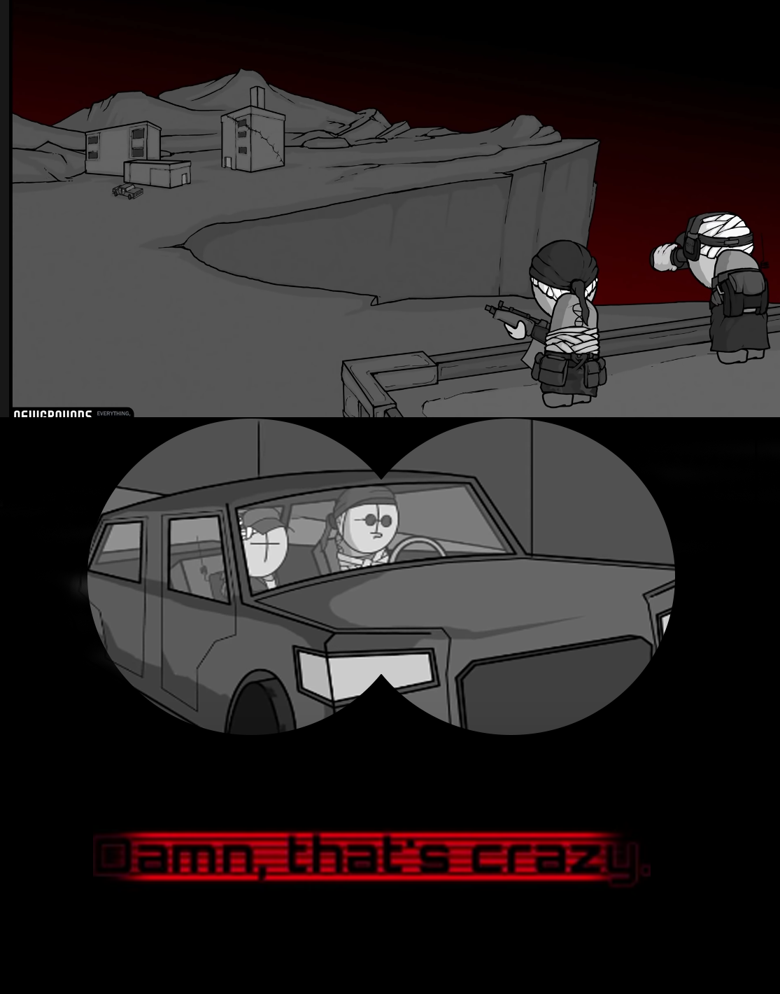 Deimos binoculars | Madness Combat | Know Your Meme