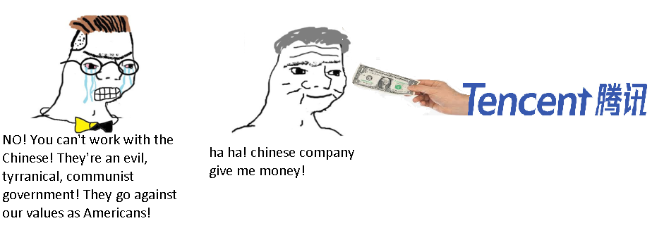 Chinese Company give me money! | Money Printer Go Brrr | Know Your Meme