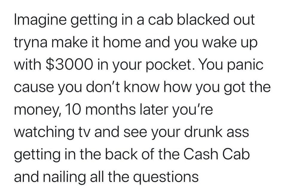 cash cab | Know Your Meme