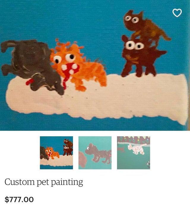 custom pet painting | Animals | Know Your Meme