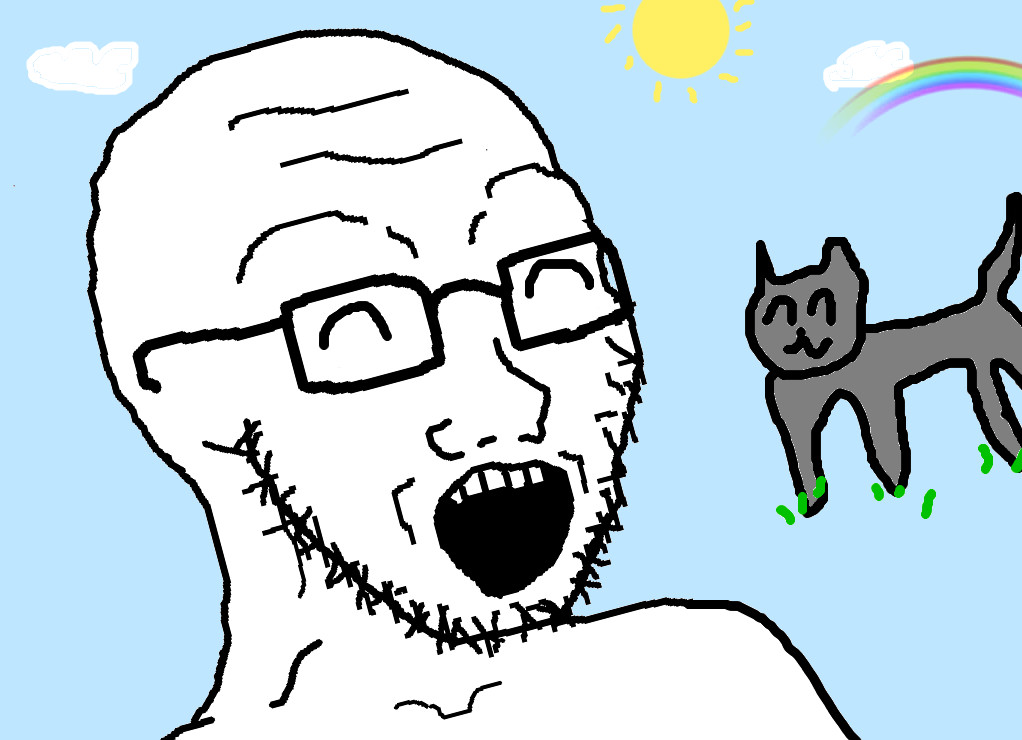 happy soyboy | Soy Boy Face / Soyjak | Know Your Meme