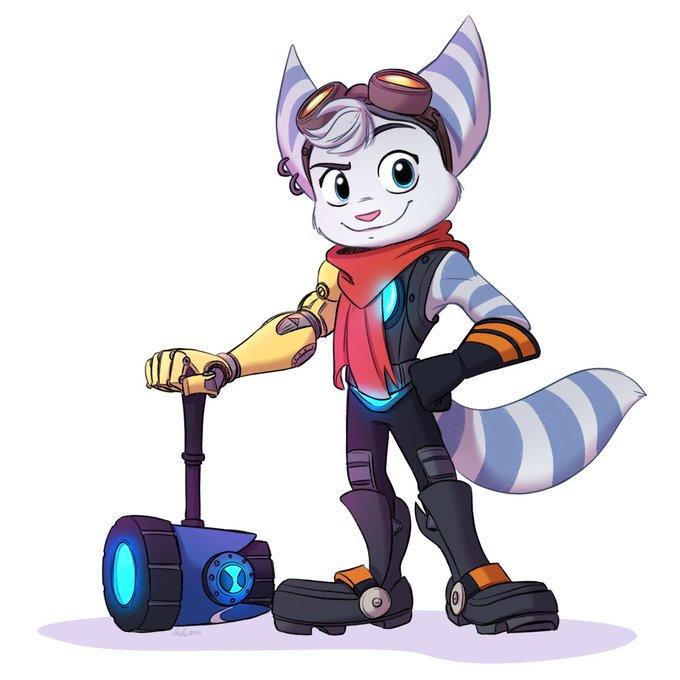 Quick drawing of the new lombax by Ashley Simpson | Ratchet & Clank ...