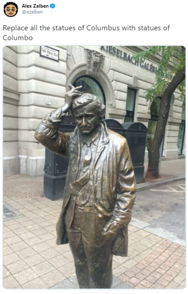 Ain't He a Cop? | Replace Racist Statues | Know Your Meme