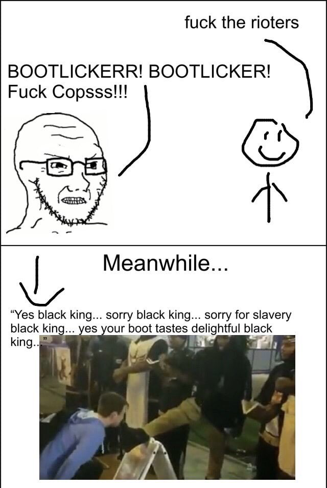 BOOTLICKER!!! | Soy Boy Face / Soyjak | Know Your Meme