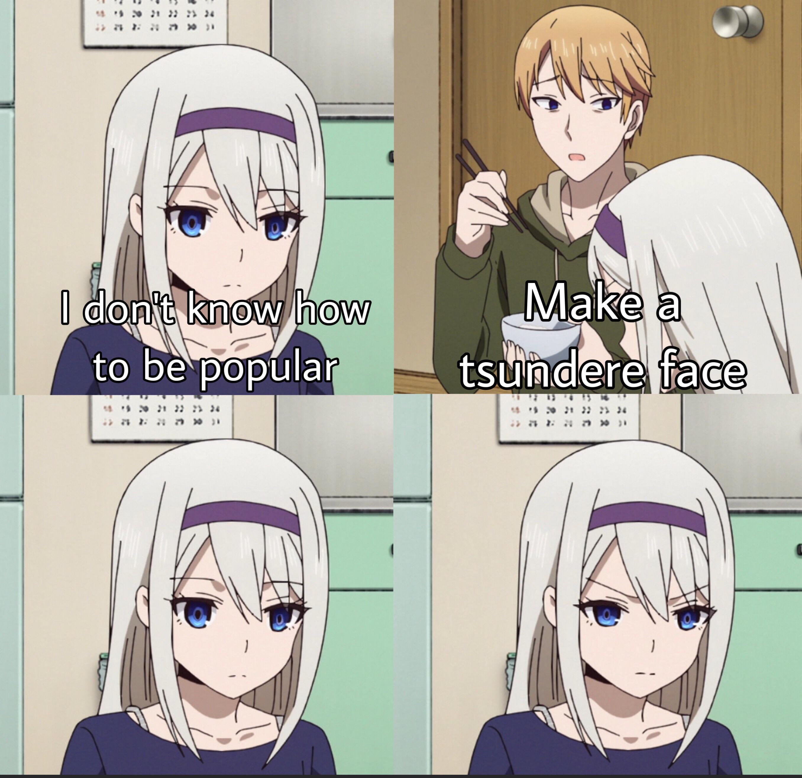 Tsun tsun | Frowning Kei | Know Your Meme