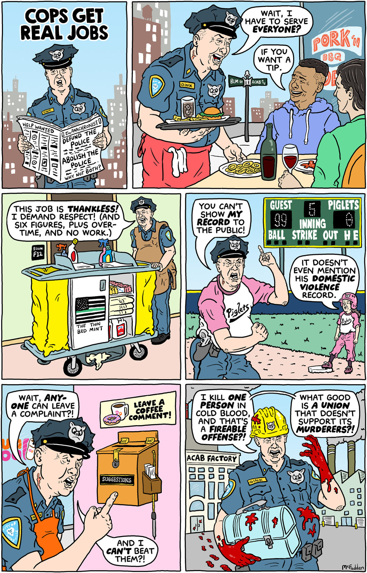 "It’s A Living" by Brian McFadden | Defund The Police | Know Your Meme