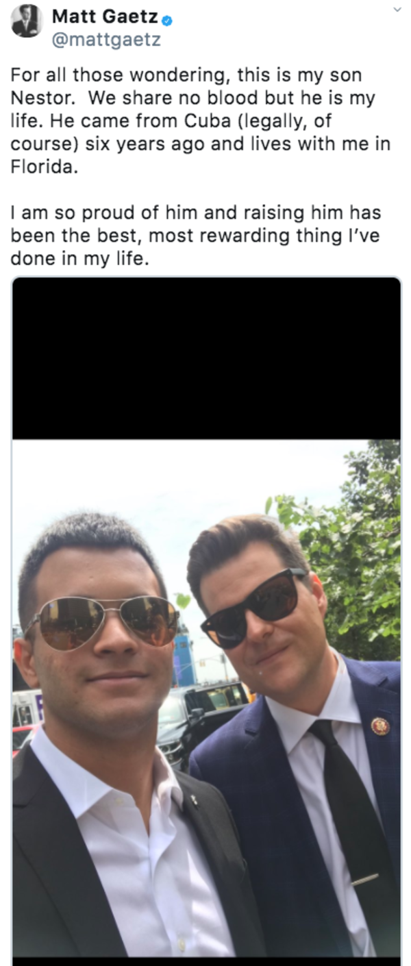 Matt Gaetz Son | Matt Gaetz' Son Nestor Reveal | Know Your Meme