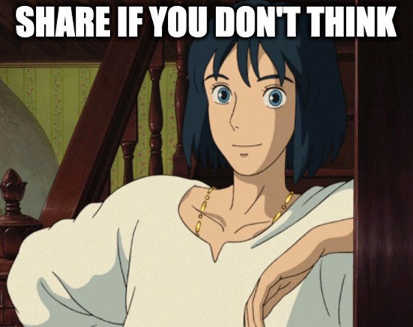 Share if you don't think howl's moving castle | Share If You Don't ...