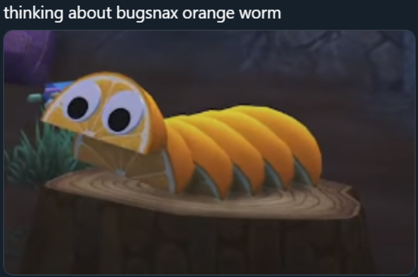 Bugsnax Orange Worm | Bugsnax | Know Your Meme