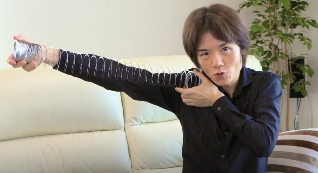 Sakurai takes aim with a deadly weapon | Masahiro Sakurai | Know Your Meme