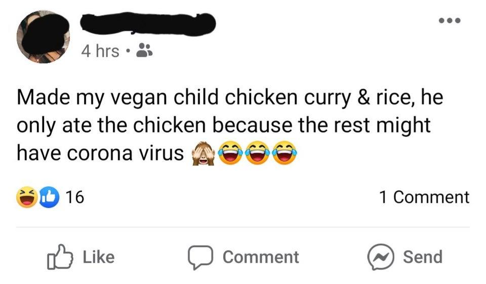 chicken and rice | Veganism | Know Your Meme