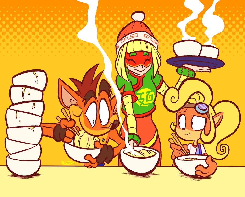 Crash, Coco, and Min Min | Crossover | Know Your Meme
