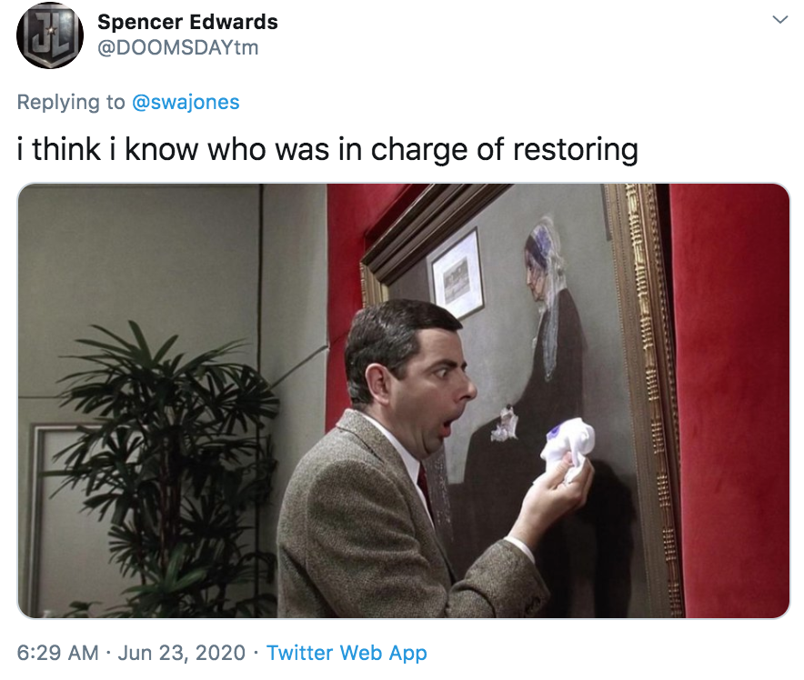 Mr Bean | "The Immaculate Conception of Los Venerables" Restoration ...