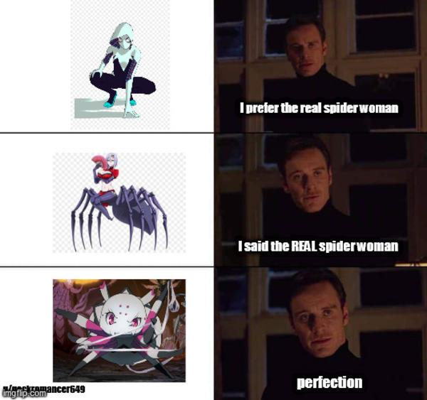 Spider woman version | So I'm a Spider, So What | Know Your Meme