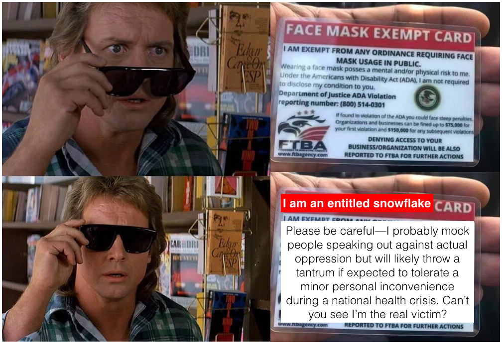 The Truth Hiding Behind Laminate | Face Mask Exemption Card | Know Your ...