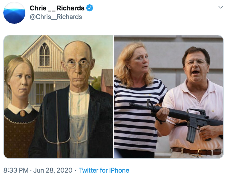 American Gothic | Ken and Karen St. Louis, Missouri Gun Couple | Know ...