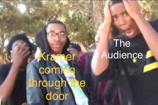 kramer and the audience | Seinfeld | Know Your Meme