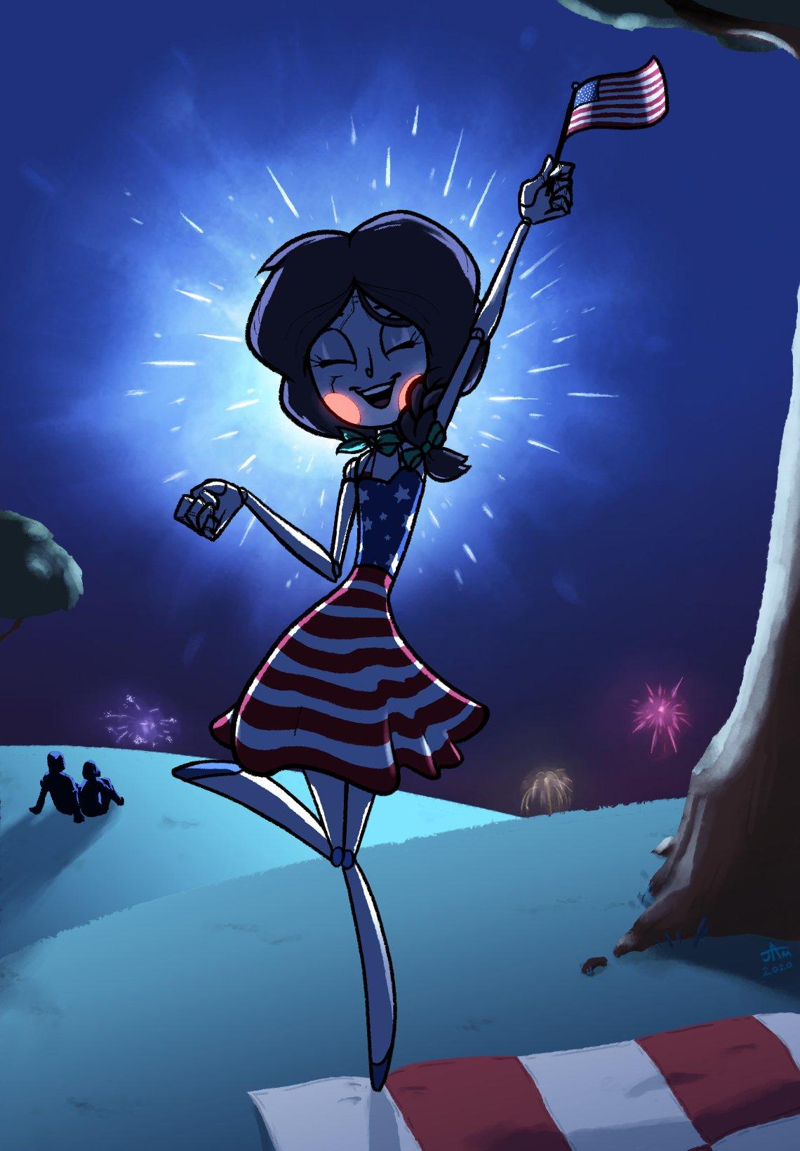 Happy Fourth of July | Emmy The Robot / Nandroid | Know Your Meme