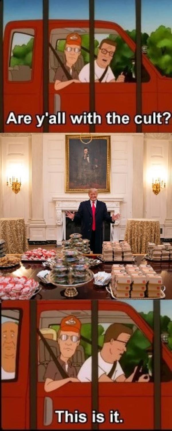 Trump | Are Y'all with the Cult? | Know Your Meme