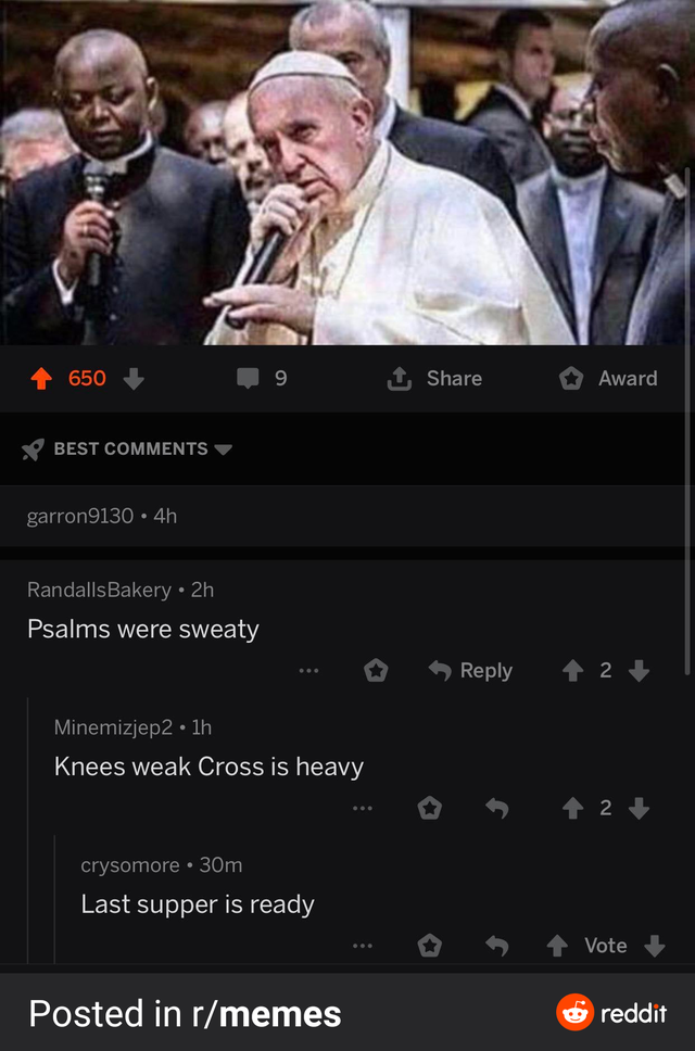 quite the rap | Pope Francis | Know Your Meme