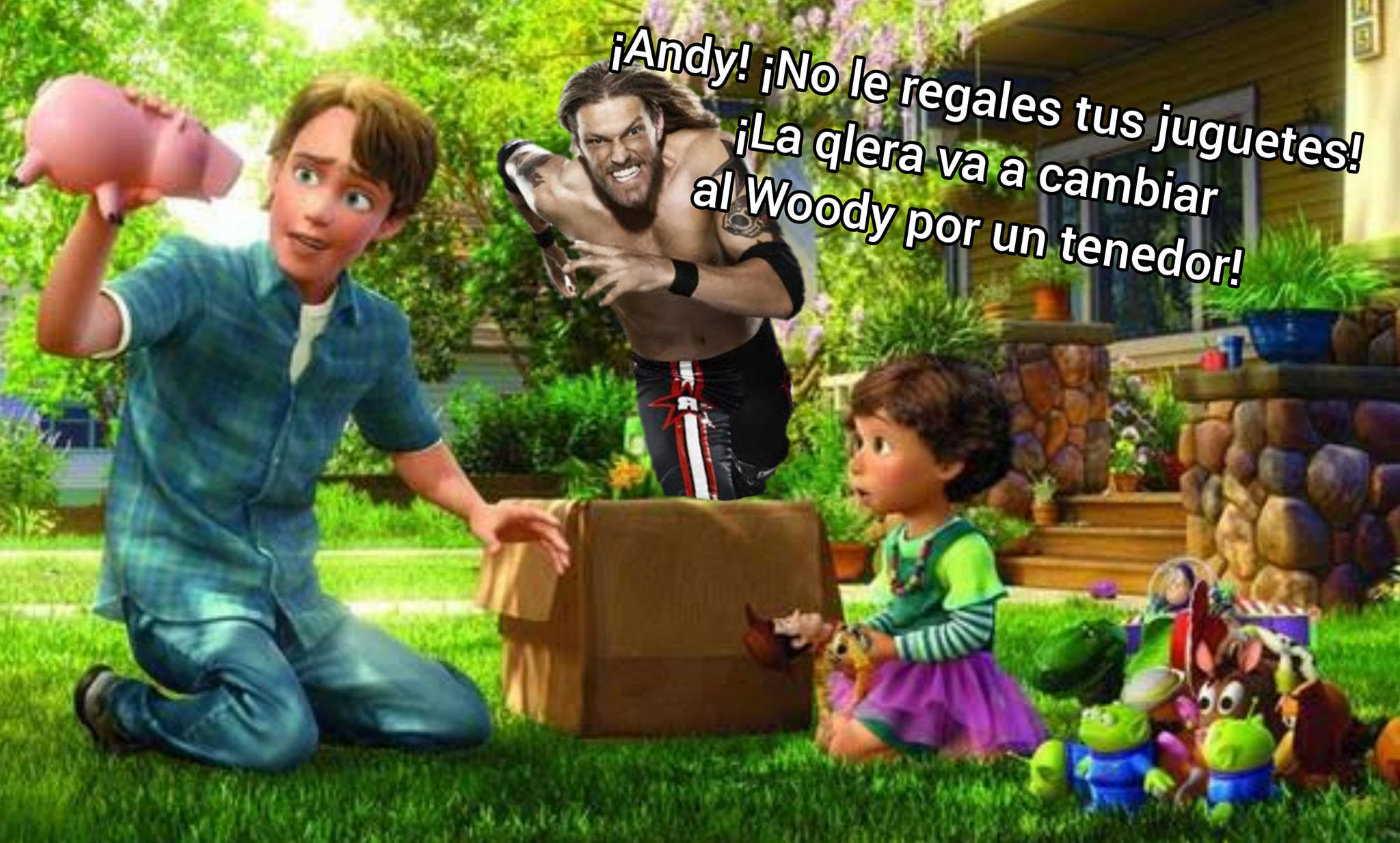 Edge prevents Toy Story 4 | Edge is a time traveler / Edge viajero del ...
