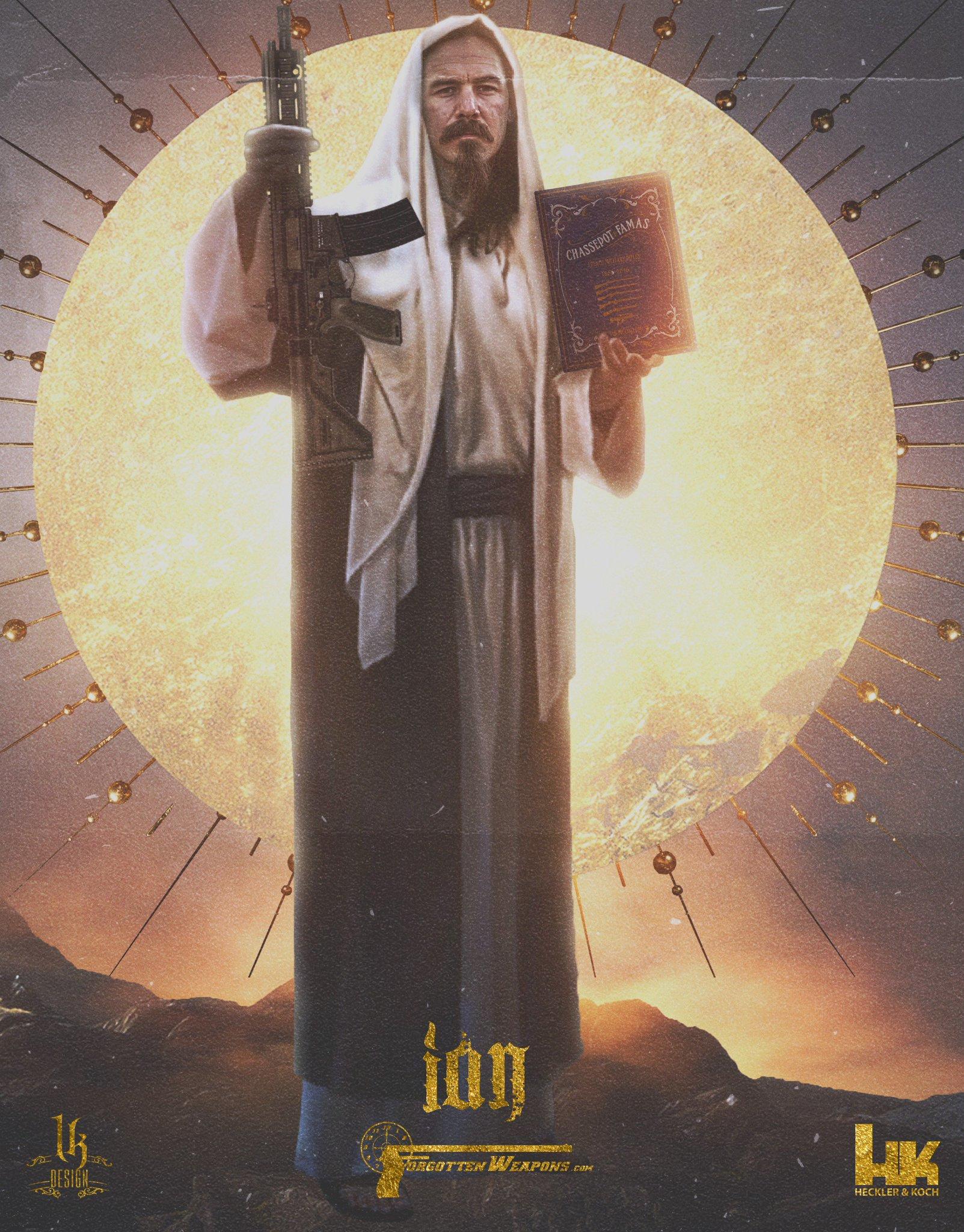 H&K Gun Jesus Poster | Forgotten Weapons | Know Your Meme